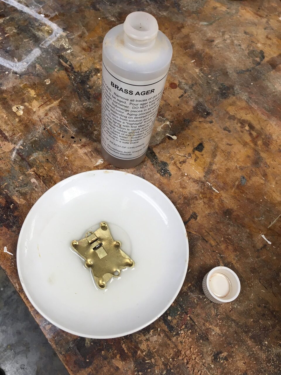 Two Techniques for Aging Brass | Popular Woodworking