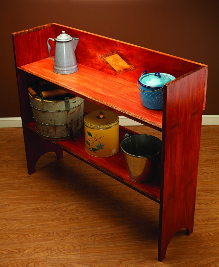 Painted Bucket Bench | Popular Woodworking