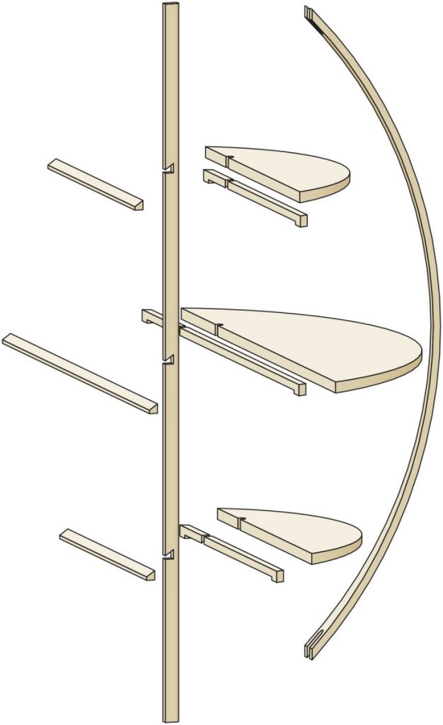 Bow Shelves | Popular Woodworking