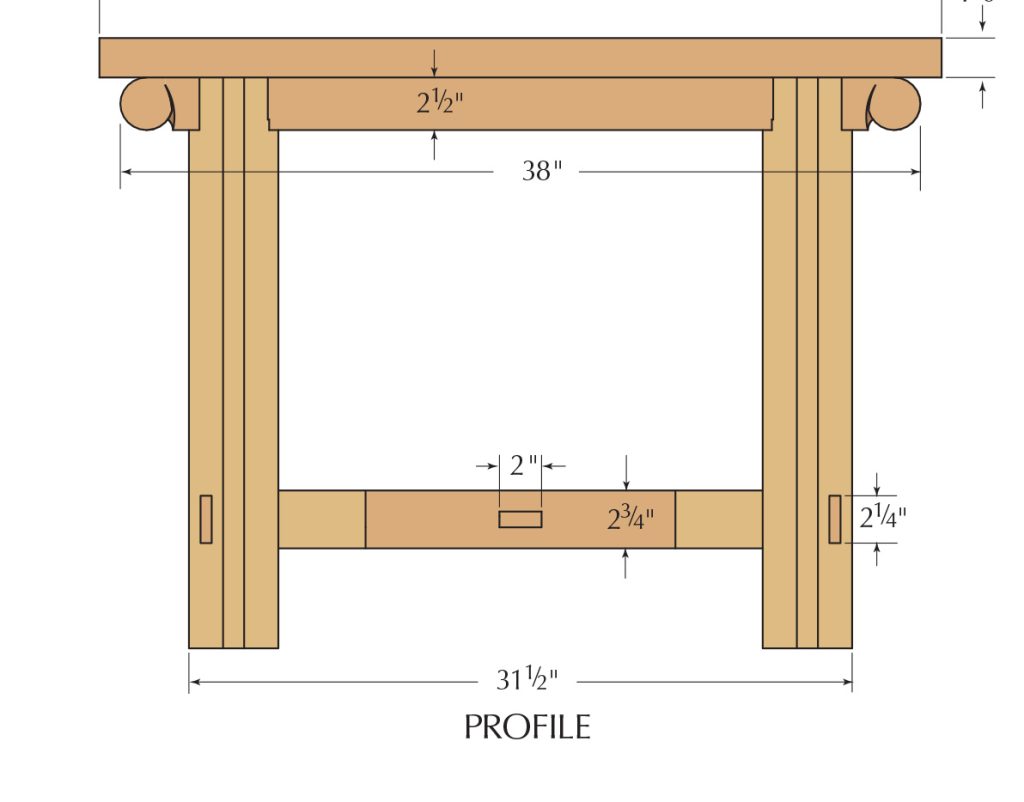 The Barnsley Hay Rake Table | Popular Woodworking