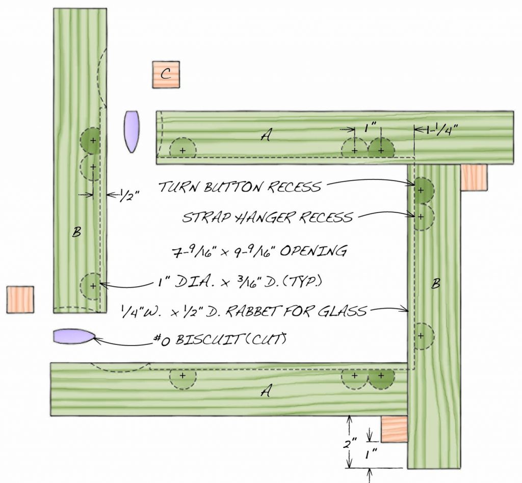Pinwheel Picture Frame | Popular Woodworking