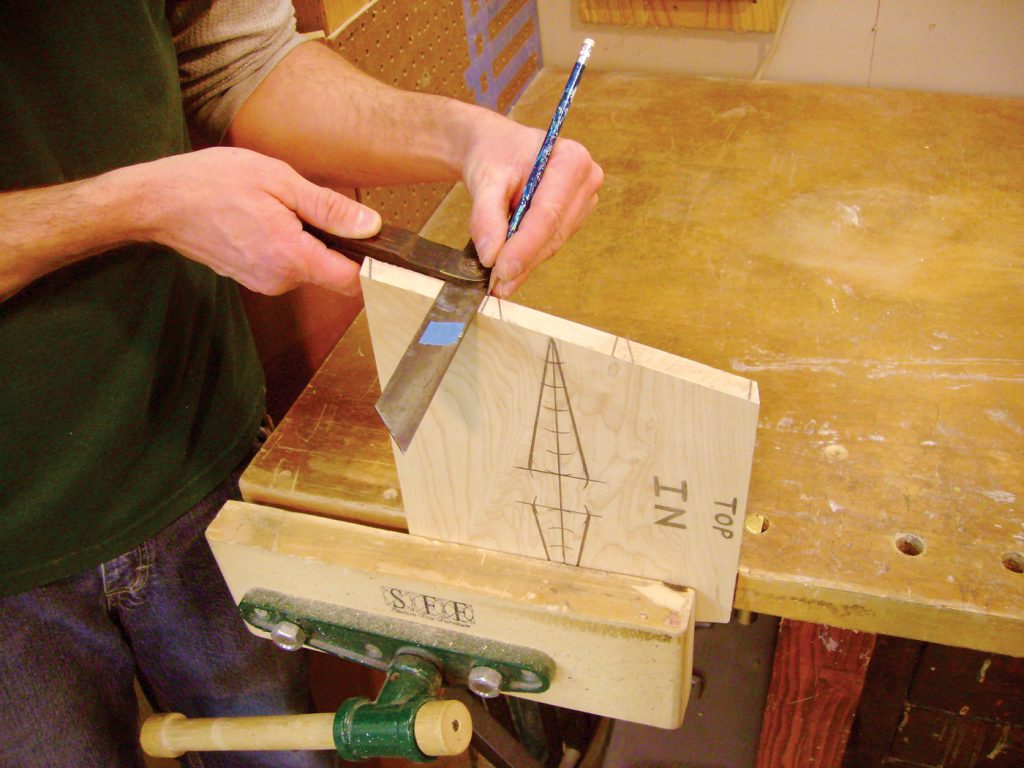 How To Lay Out Compound Angle Dovetails | Popular Woodworking