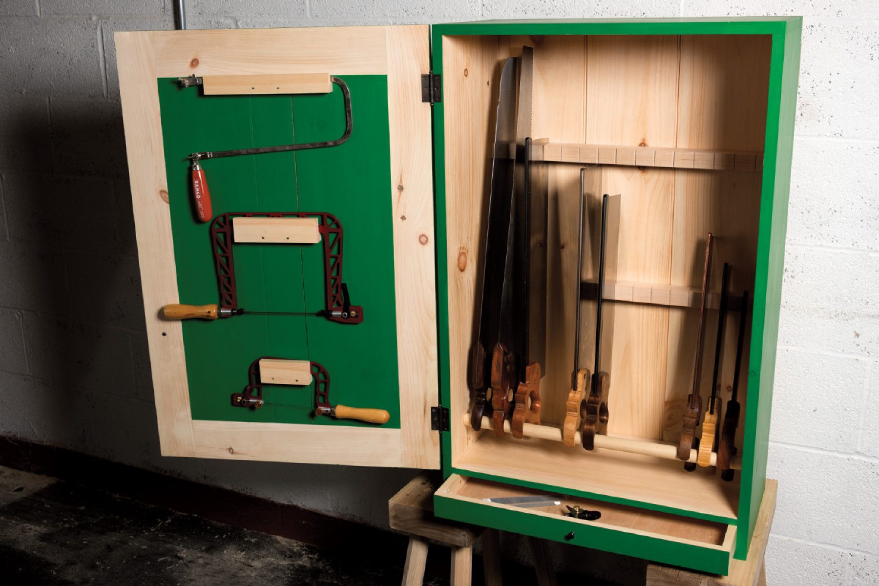 Handmade Saw Cabinet | Popular Woodworking