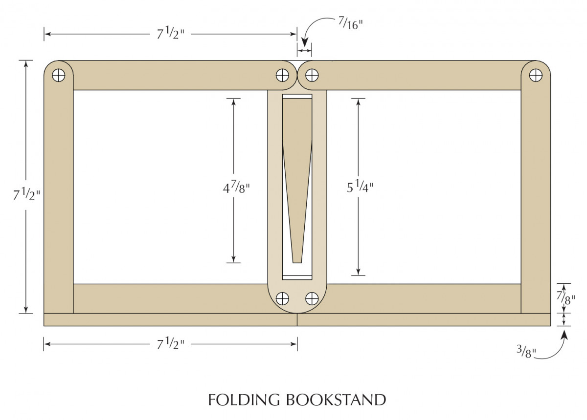 Folding Bookstand | Popular Woodworking