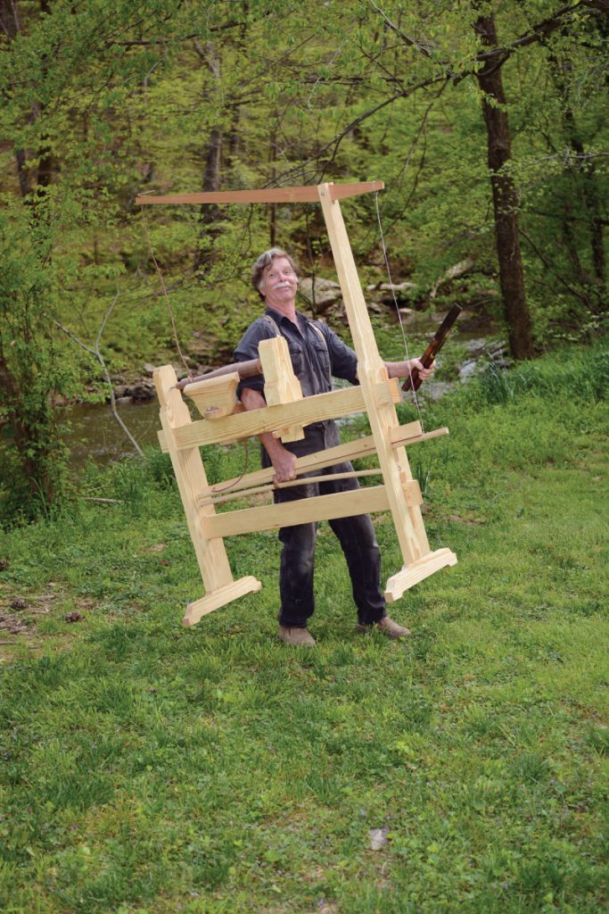 Roy Underhill’s Double Spring Pole Lathe