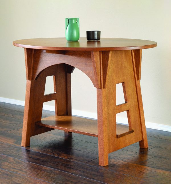 Single Oval Library Table | Popular Woodworking