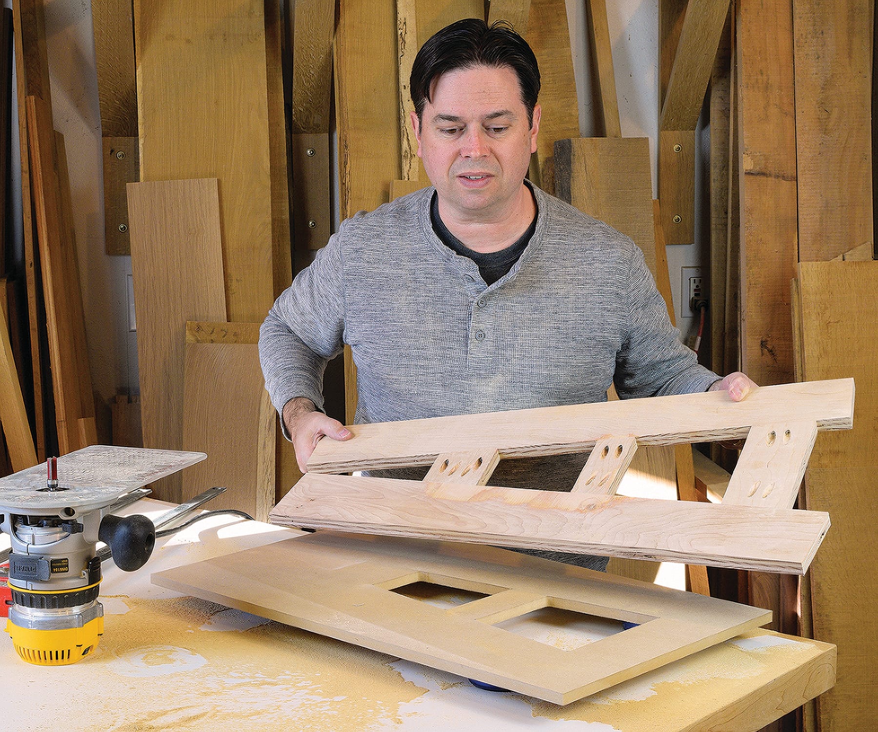 Single Oval Library Table | Popular Woodworking
