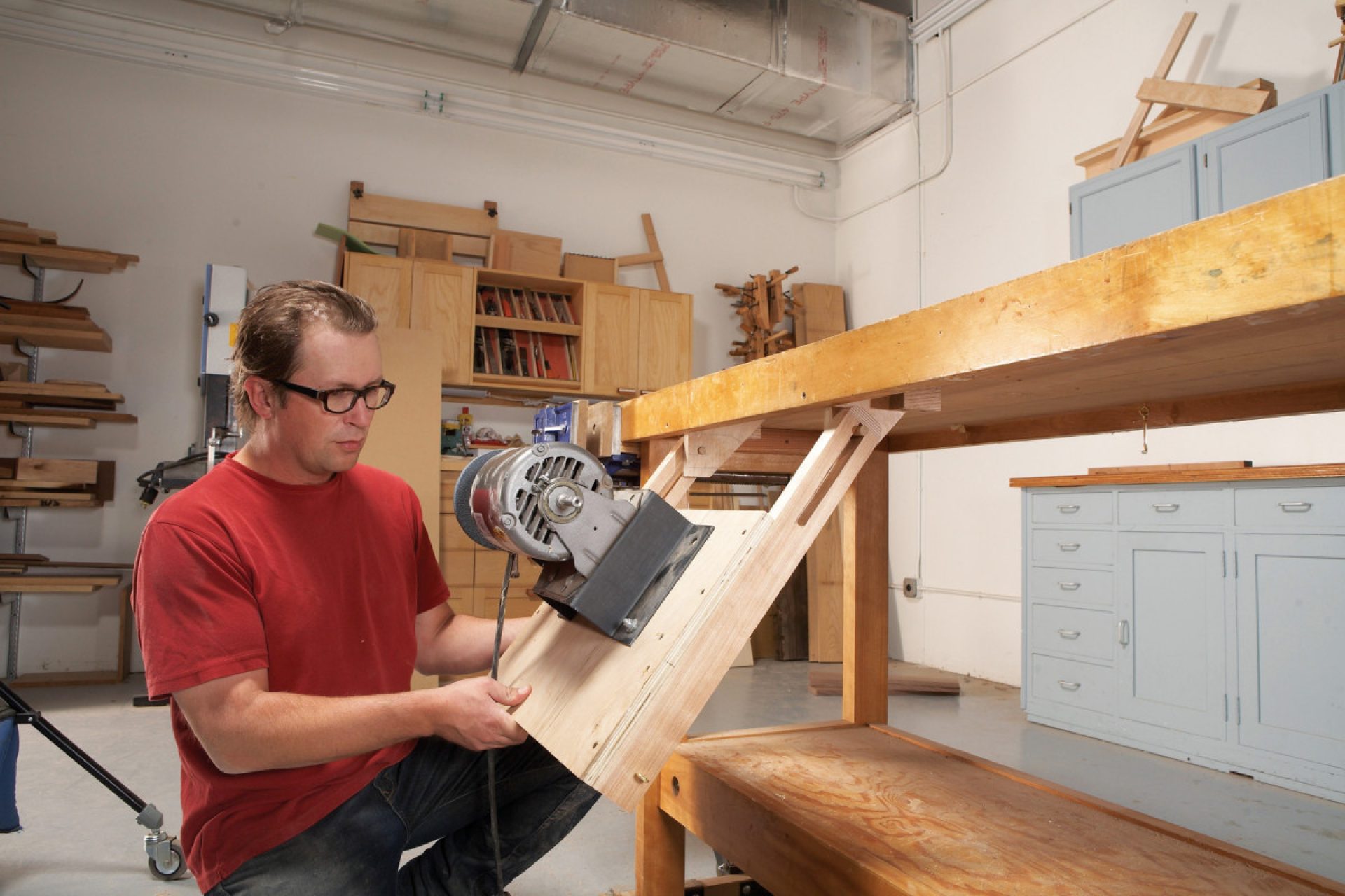 Swing-Under Bench Tools | Popular Woodworking