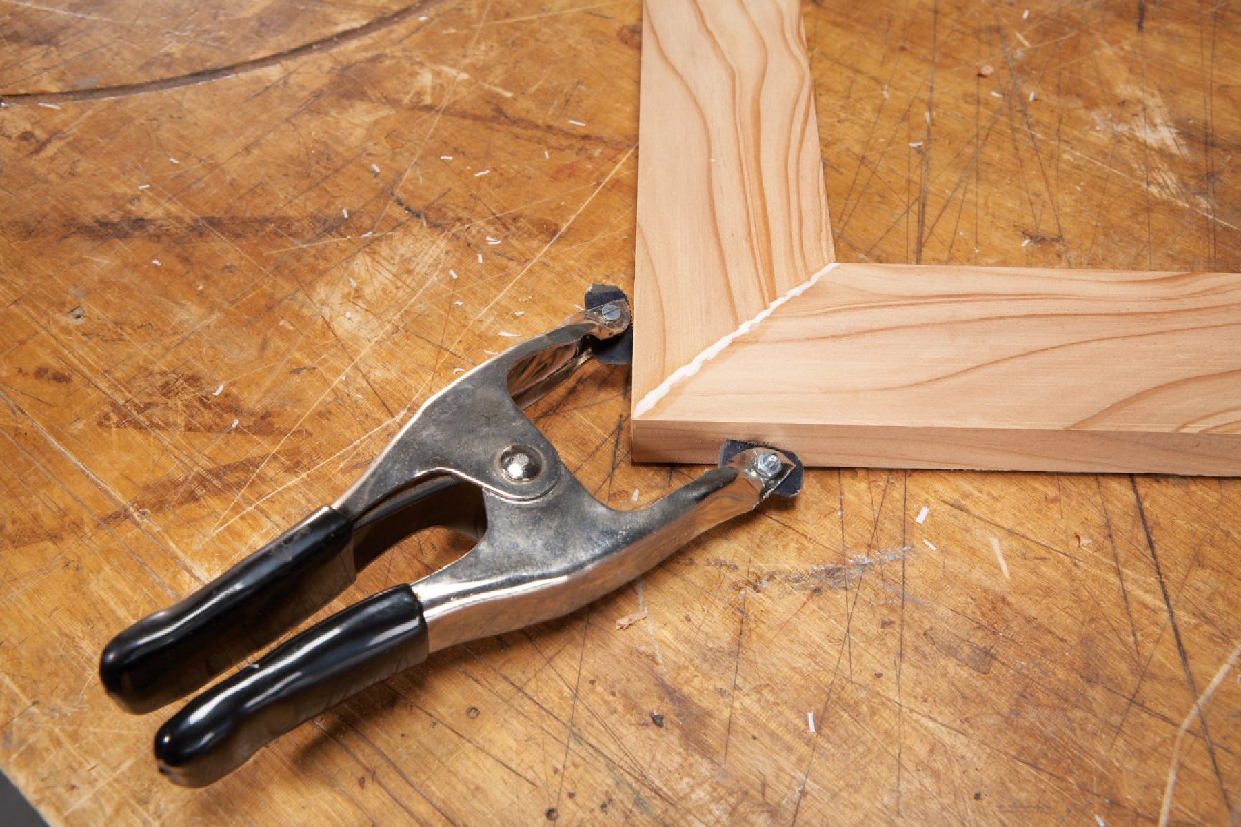 Spring Clamp for Miters | Popular Woodworking