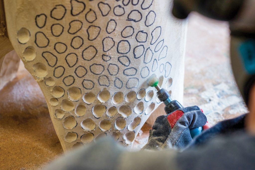 Power-Carved Side Table | Popular Woodworking