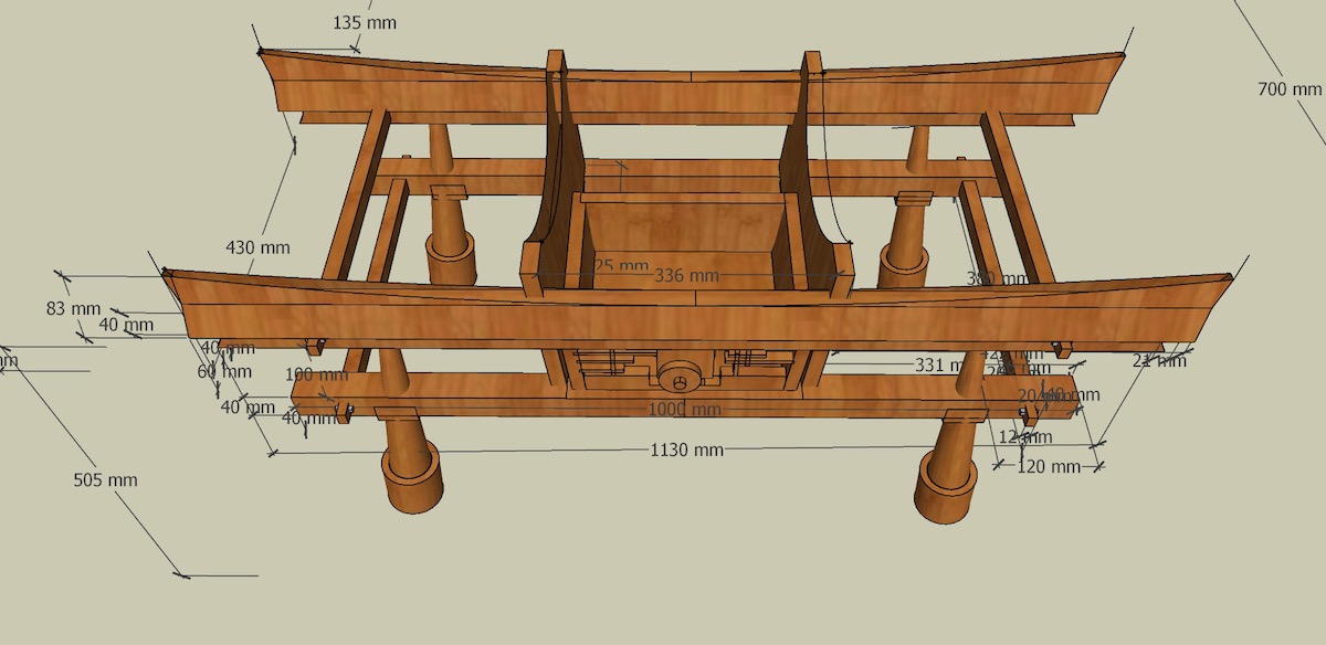 Dan Dragon’s Torii Table Part 3: Legs, Stretchers and Panels. | Popular ...