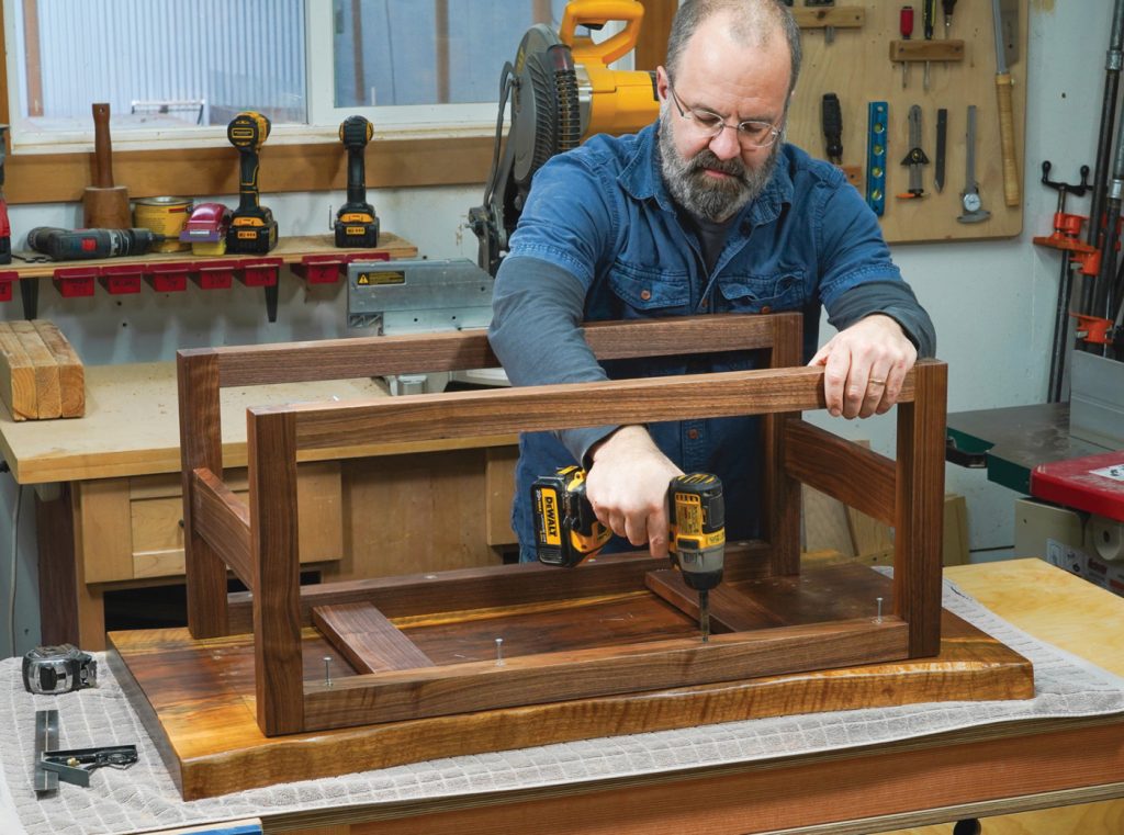 Make a Slab-Topped Coffee Table | Popular Woodworking