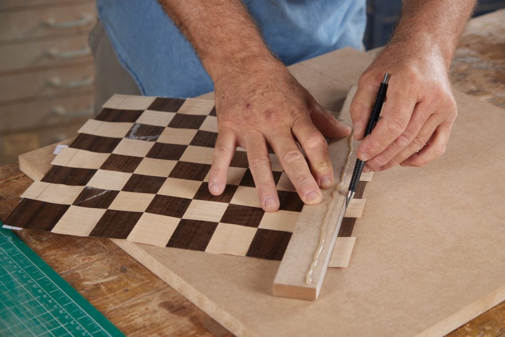 Build a Veneered Chessboard | Popular Woodworking