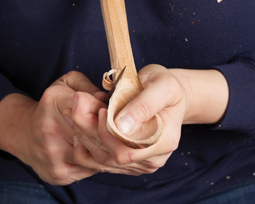 Carving a Spoon | Popular Woodworking