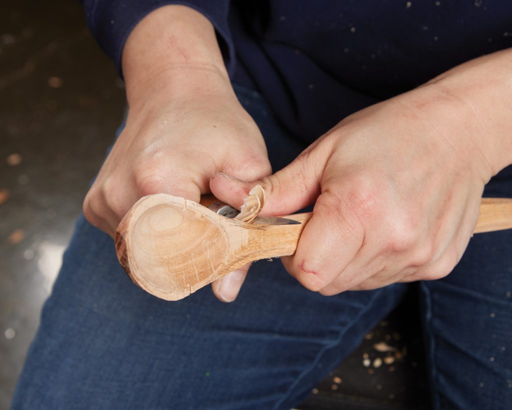 Carving a Spoon | Popular Woodworking