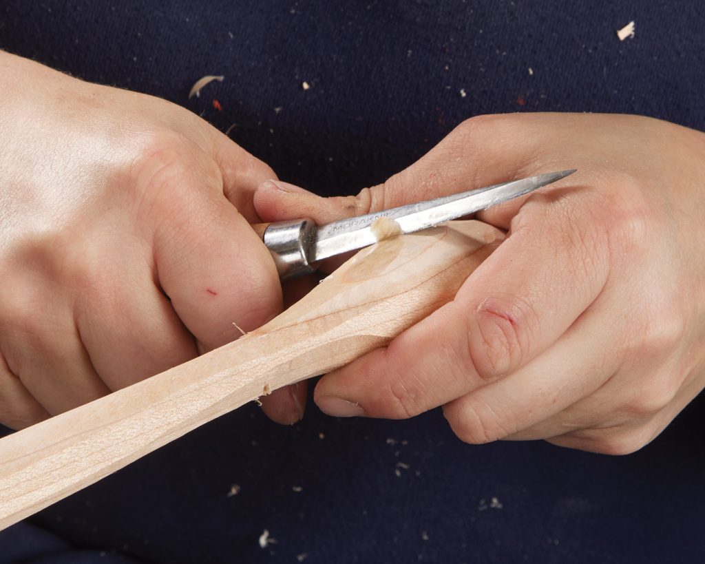 Carving a Spoon | Popular Woodworking