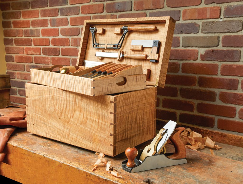 Dovetailed, Curly Maple Tool Chest | Popular Woodworking