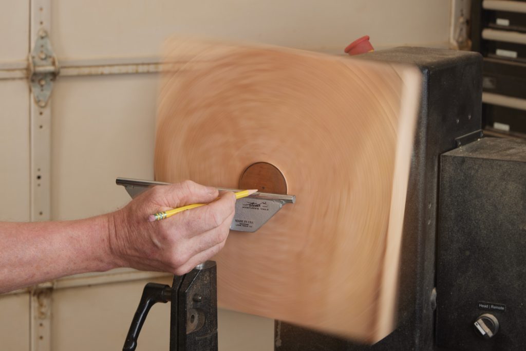 Square Platter with Textured Rim | Popular Woodworking