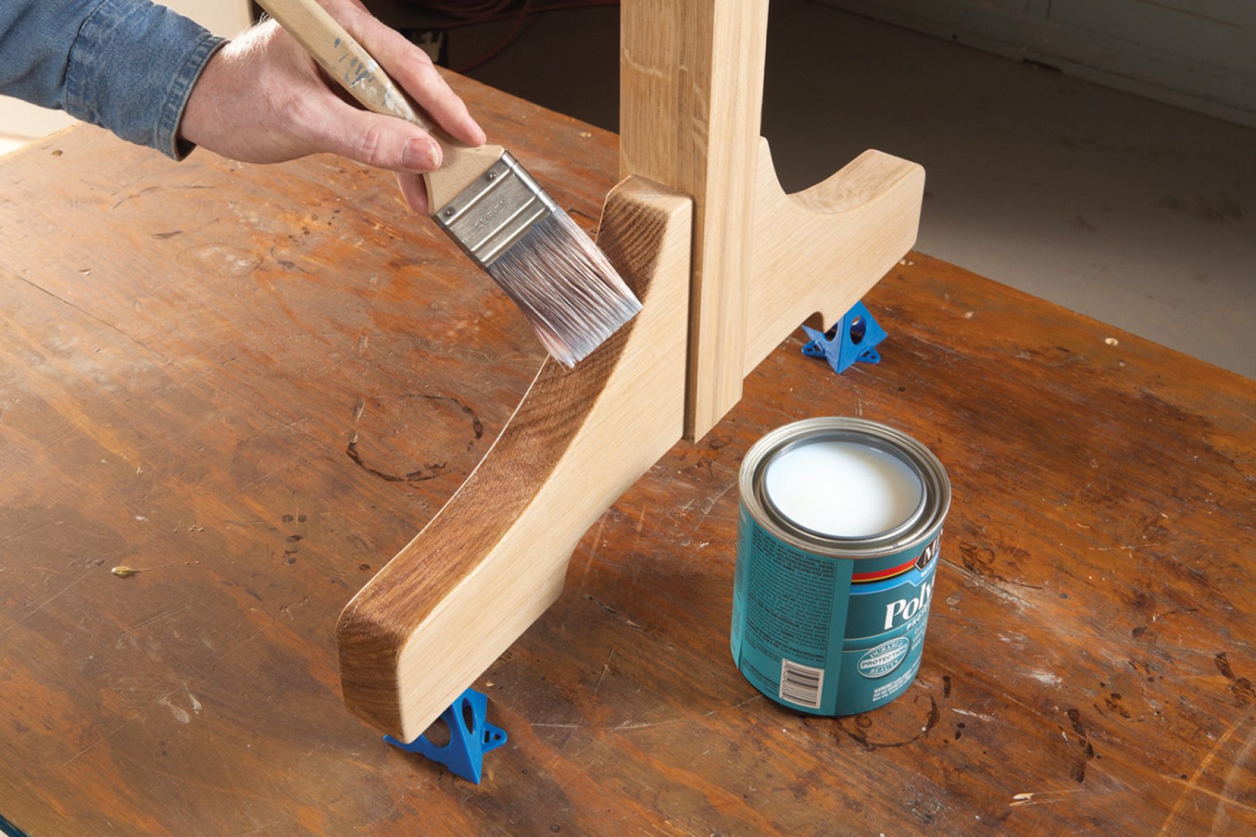 Brush End Grain First | Popular Woodworking