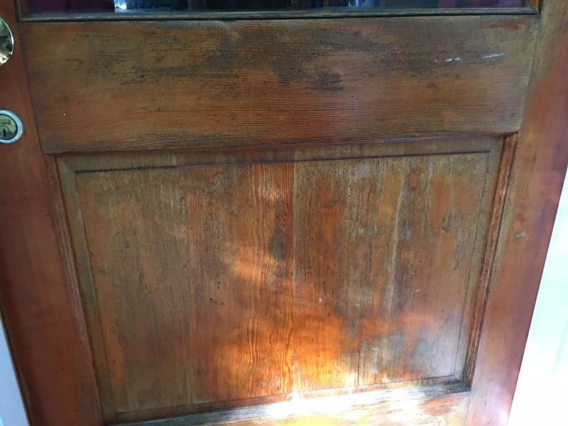 How to Get Rid of Black Stains on an Exterior Door | Popular Woodworking
